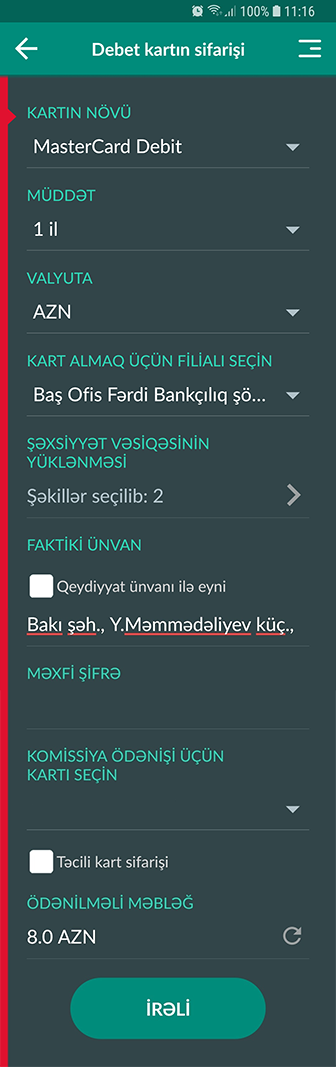 Kart sifariş etmək - PAŞA Bank - Bizim Mobil əlavəni kəşf edin ...