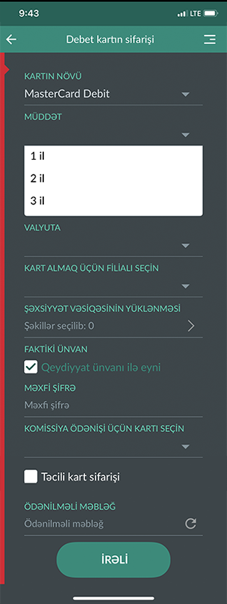 Kart sifariş etmək - PAŞA Bank - Bizim Mobil əlavəni kəşf edin - iOS ...